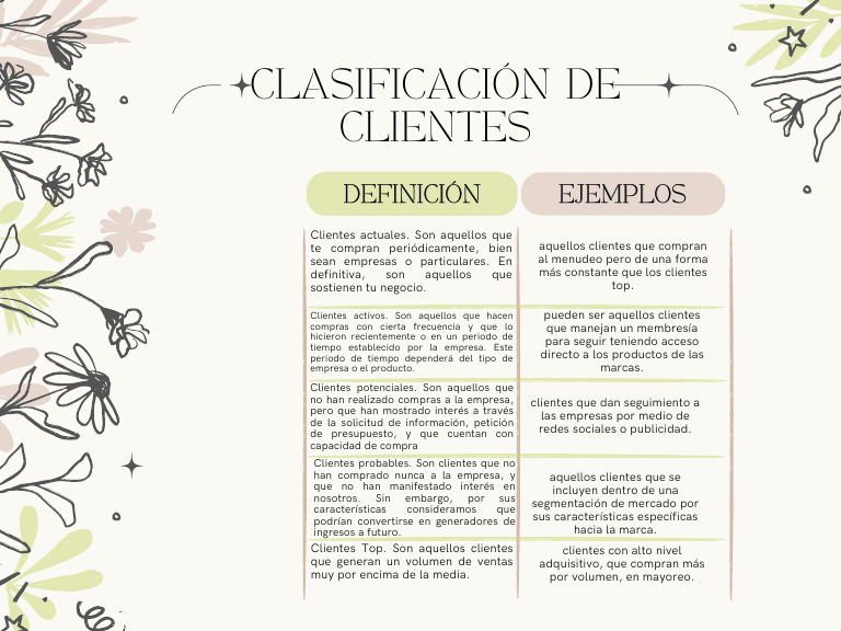 Clasificación de Clientes para Negocios | PDF