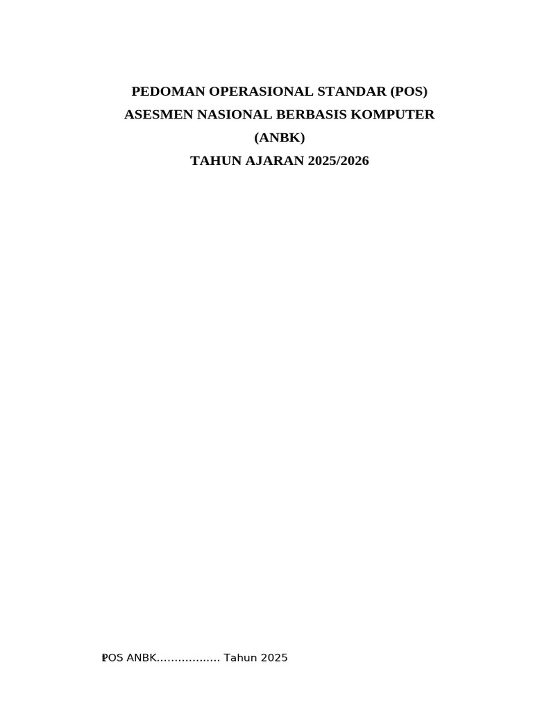 Contoh Pos Anbk SMK 25-26 | PDF