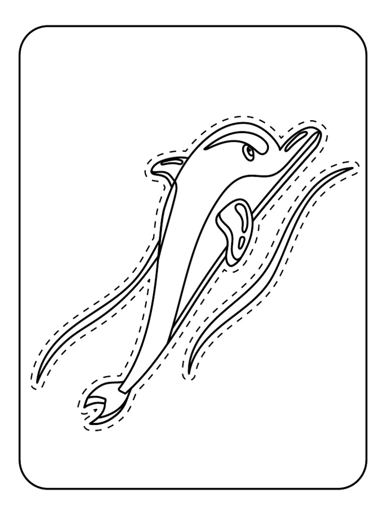 Dolphin Scissor Skills Pages | PDF