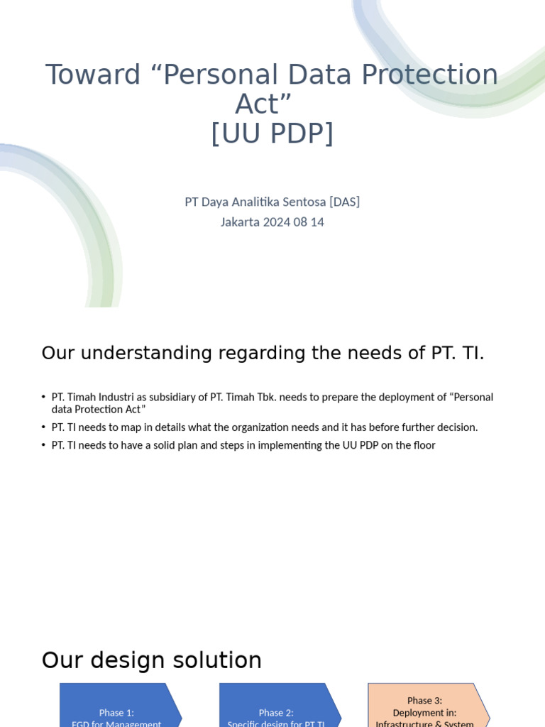 Preparing Toward UU PDP 2024 08 V04 | PDF | Citizenship | Data