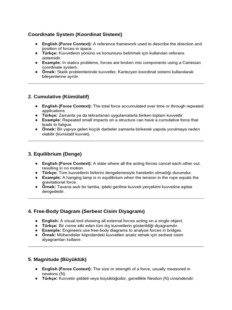 Mechanical Engineering Words Practice 3 | PDF