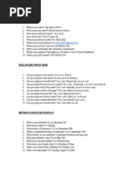 BGWS Quiz - 1 | PDF