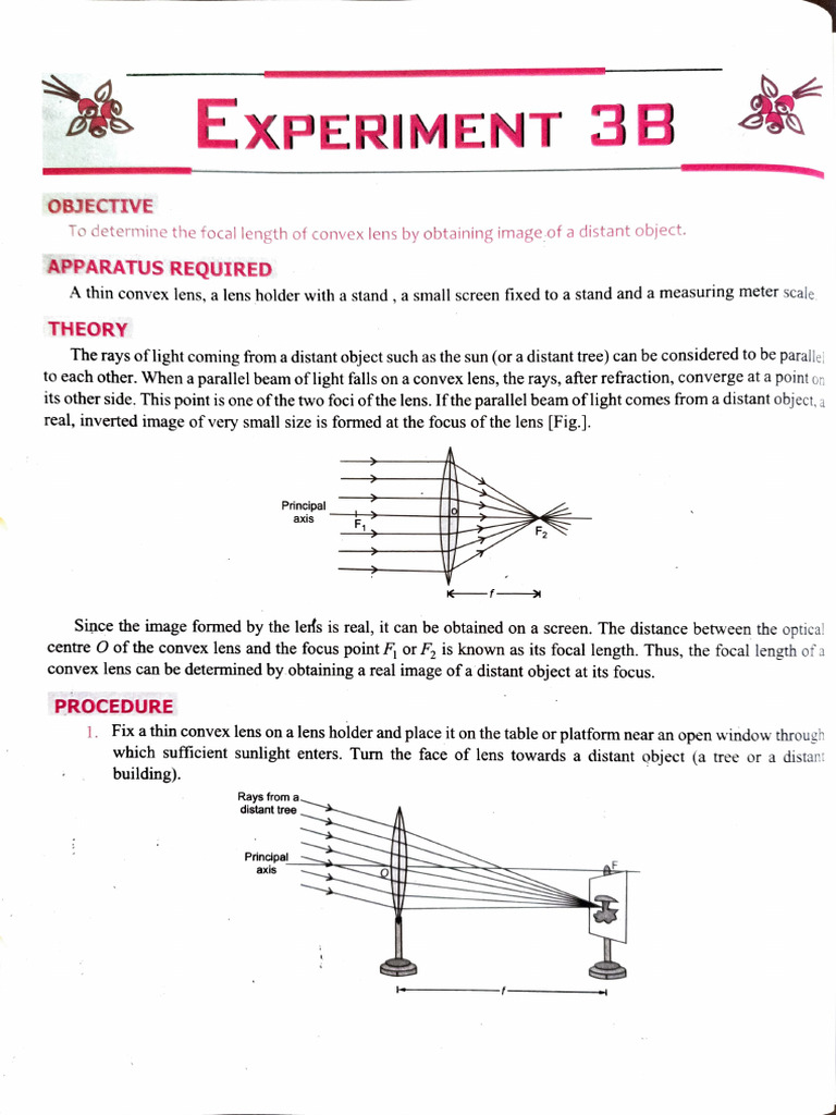 Class X Physics Practical 5 | PDF | Optics | Atomic