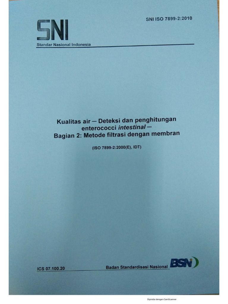 Sni Iso 7899.2-2010 | PDF