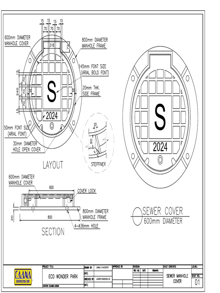 Sewer Cover 600 | PDF