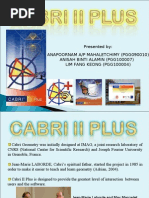Using Cabri Jr. on TI-84 Plus | PDF | Menu (Computing) | Geometry