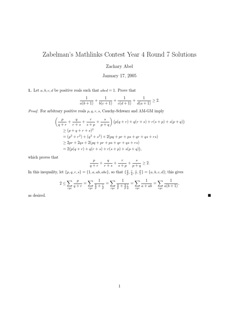 Mathlinks 4 7 | PDF | Euclid | Euclidean Geometry