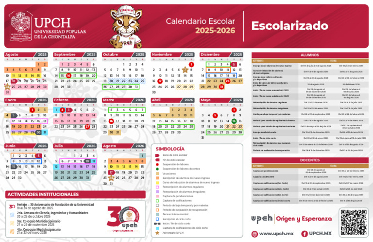 Agenda Escolar 2025-2026 para Imprimir | PDF