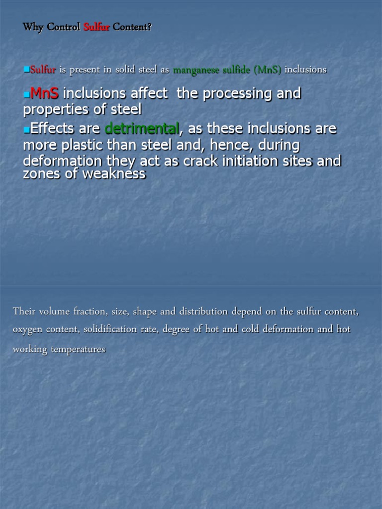 Desulfurization of Steel | PDF | Refractory | Steelmaking
