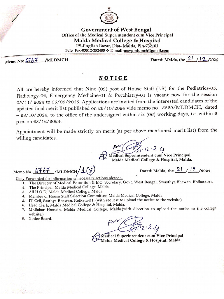 Houstaff Recruitment Notice | PDF