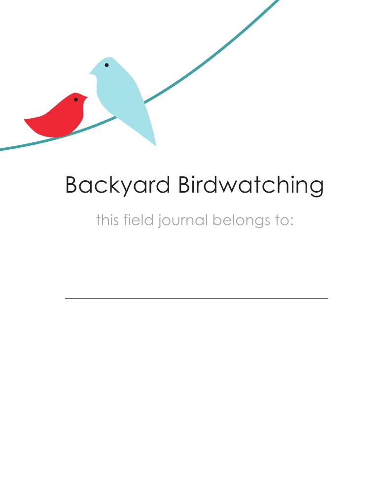 Backyard Birdwatching: This Field Journal Belongs To | PDF | Sports ...
