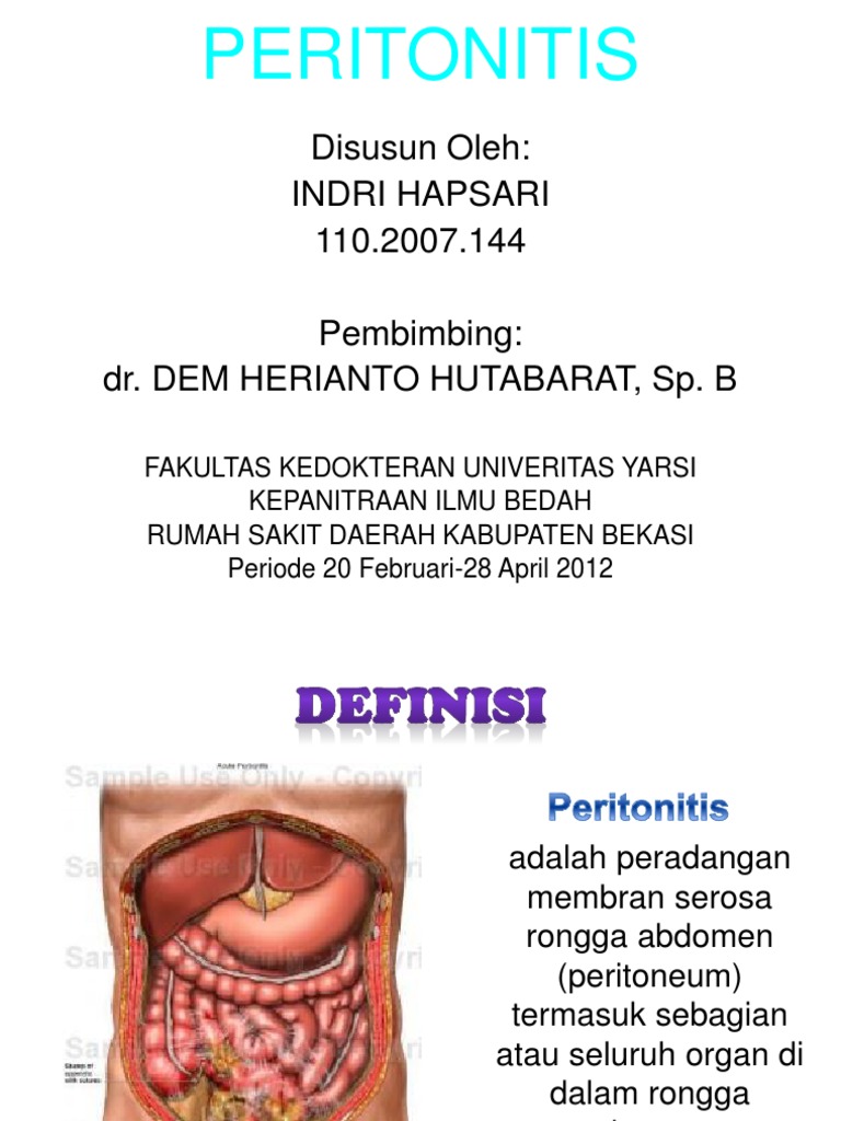 PP Peritonitis HP | PDF