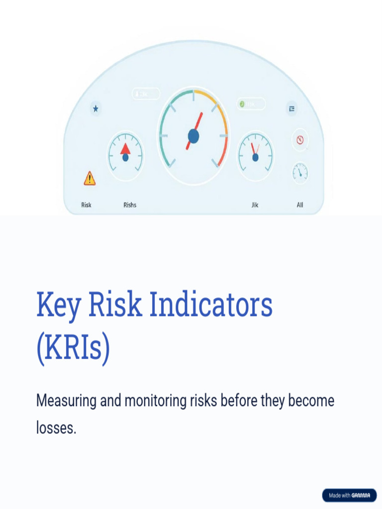 Key Risk Indicators for Banks Explained | PDF