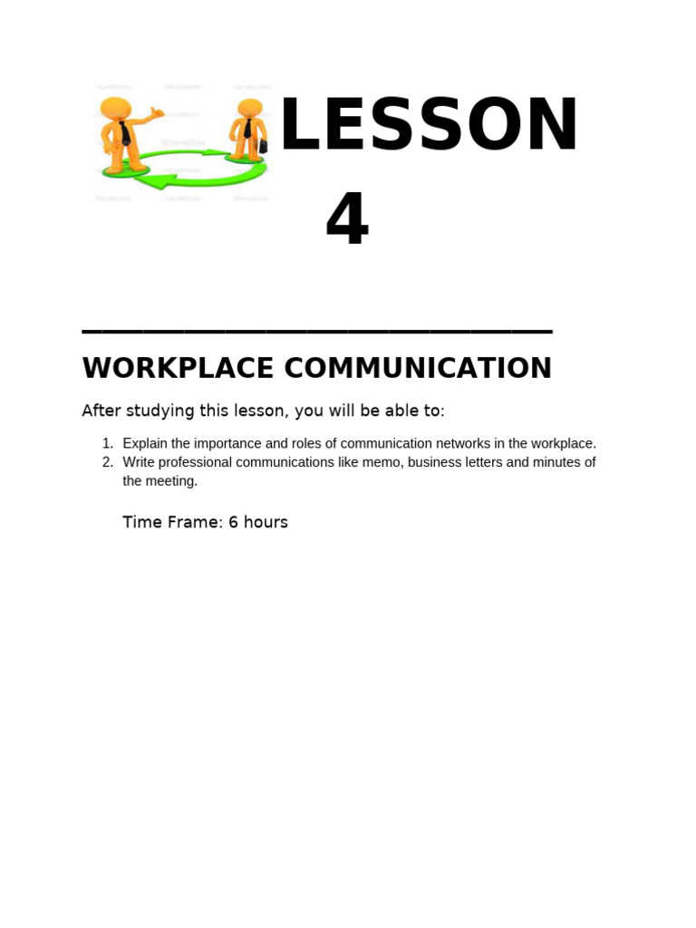 Effective Workplace Communication Skills | PDF | Communication | Employment