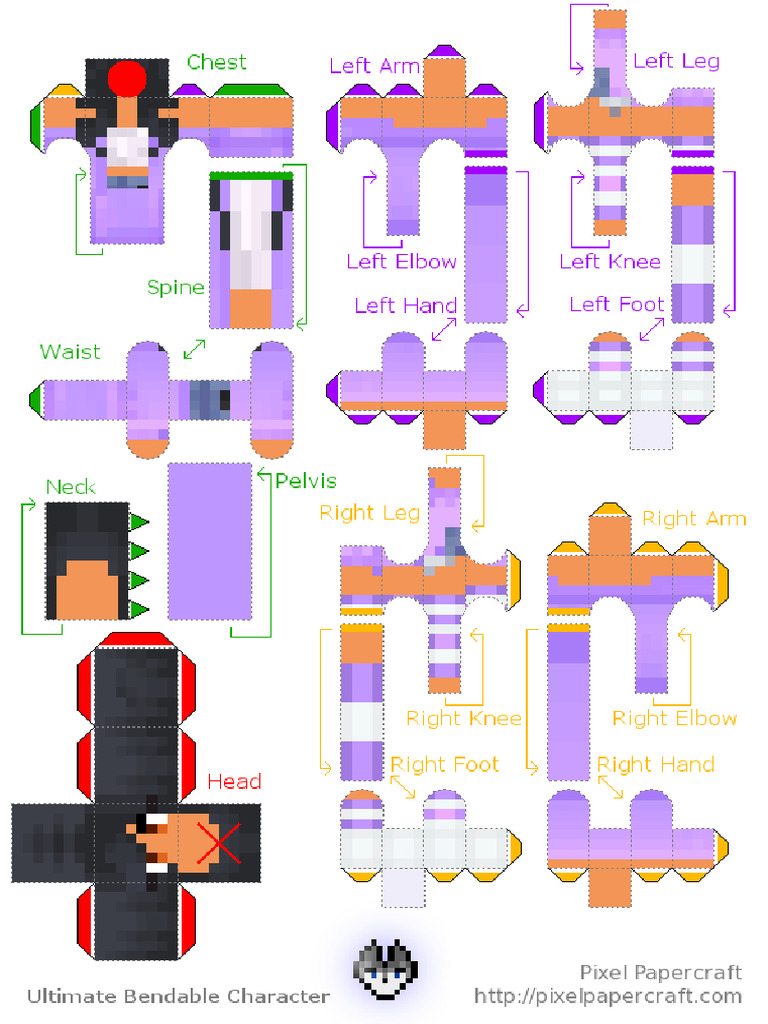 Minecraft Bendable Character | PDF