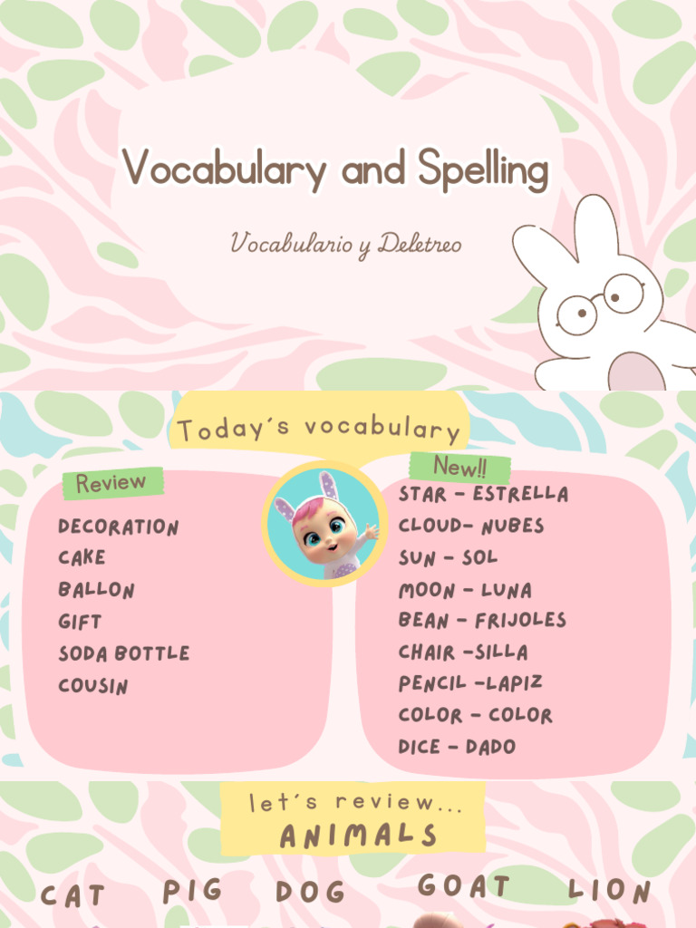 Class 2 Kids Vocabulary | PDF