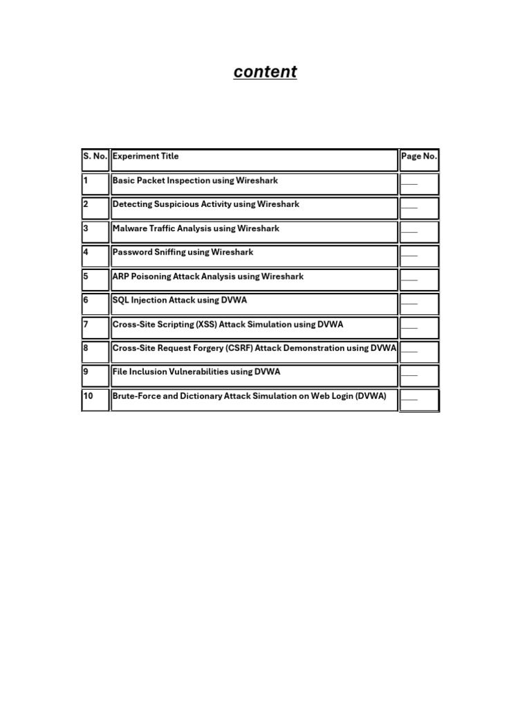 Cyber Security Lab Manual | PDF | Computing | Computer Science