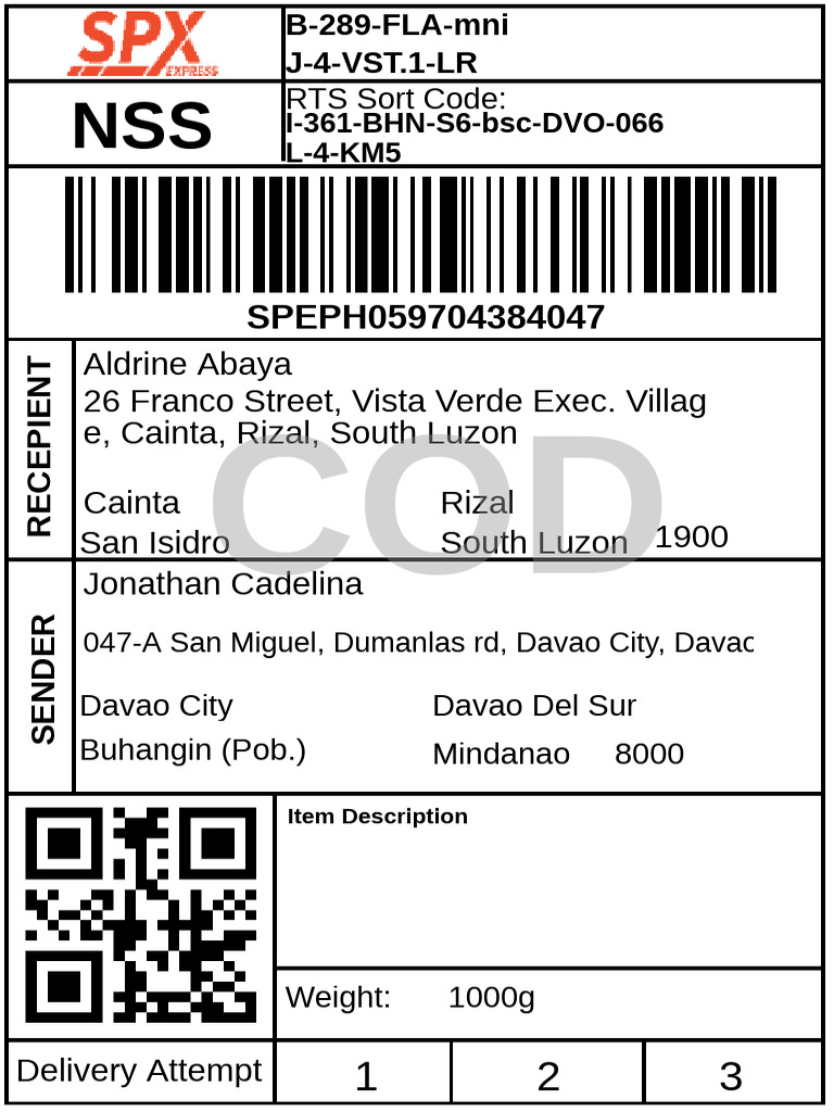 Batch Get Shipping Label | PDF