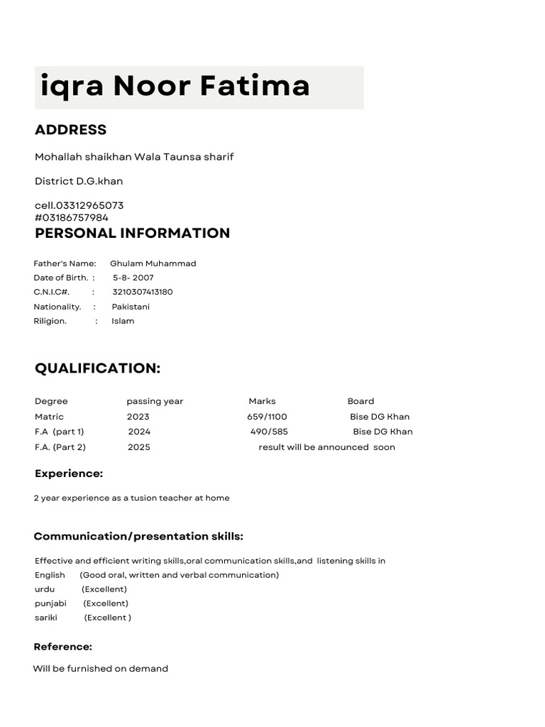 White Grey Clean Simple Resume - 20250624 - 081224 - 0000 | PDF