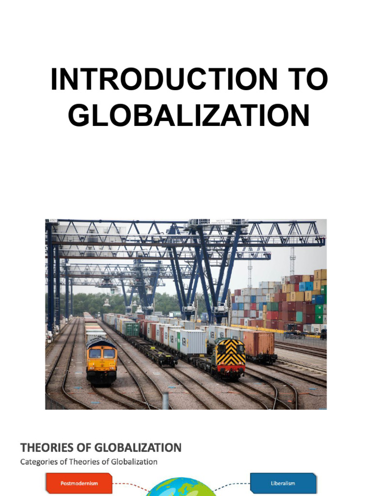 Introduction To Globalization | PDF | Globalization | Trade