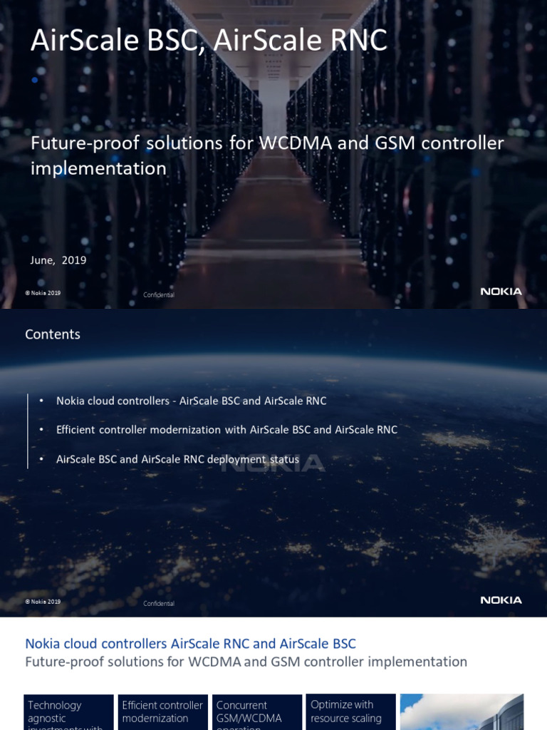 AirScale BSC RNC Overview | PDF | Data Center | Computing