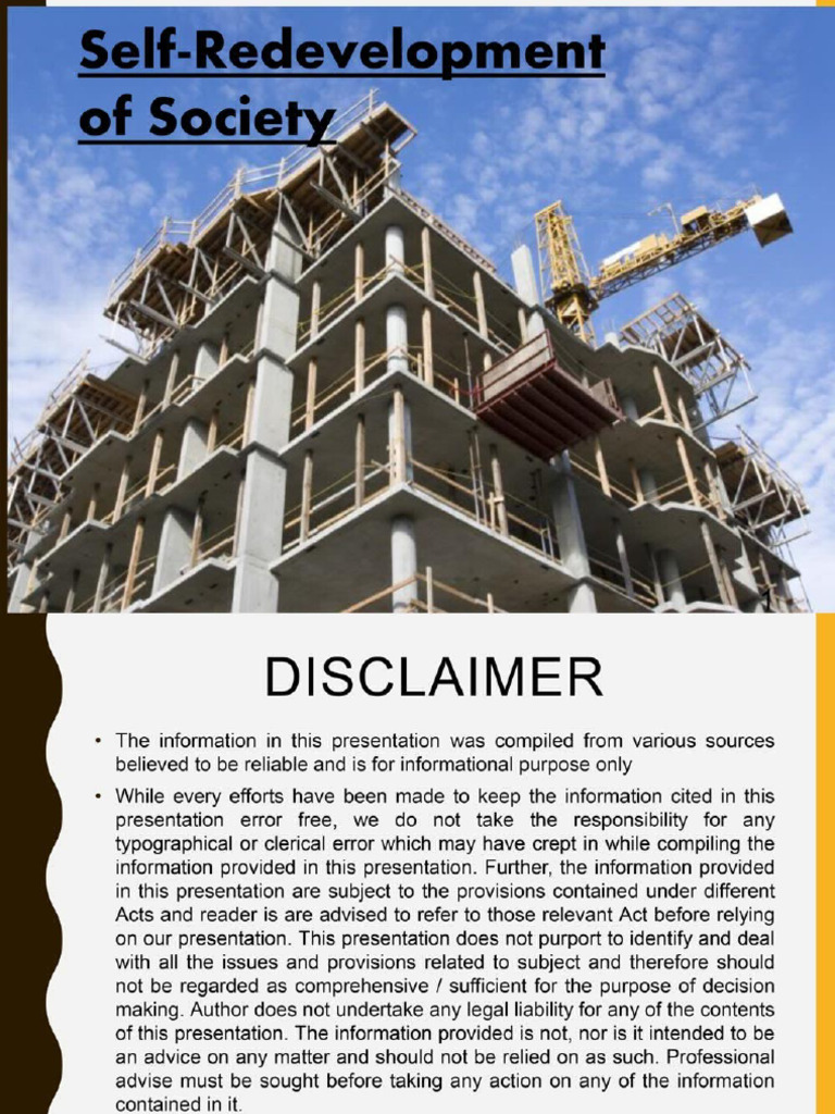 Seld Redevelopment Presentation 4 - Role of CA | PDF