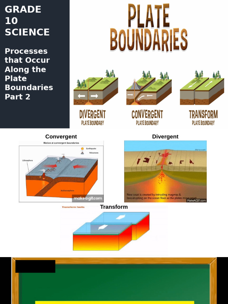 Processes That Occur Along The Plate Boundaries Part 2 | PDF
