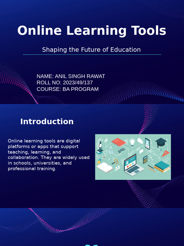 Online Learning Tools: Future of Education | PDF | Educational ...