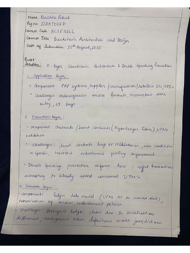 22BKT0077 Kanishka BlockchainCaseStudy1 PDF | PDF