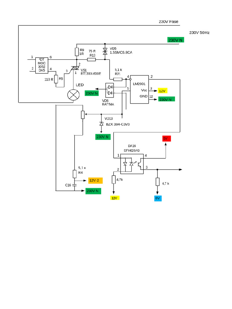 Circuit LM2901 | PDF