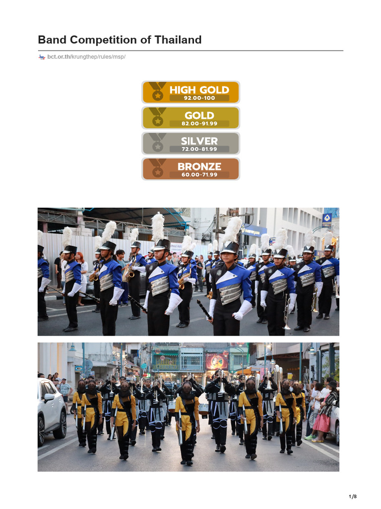Bct.or.Th-Band Competition of Thailand (1) | PDF