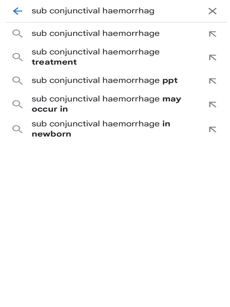 Sub Conjunctival Haemorrhage - Google Search | PDF