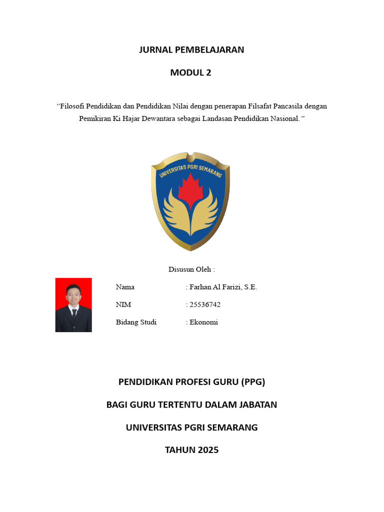 Farhan Al Farizi - 25536742 - Filosofi Pendidikan Dan Pendidikan Nilai ...