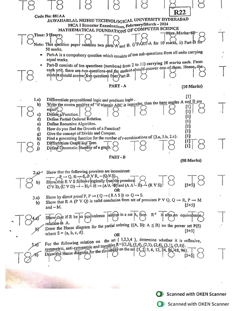 Mathematical Foundation of Computer Science | PDF