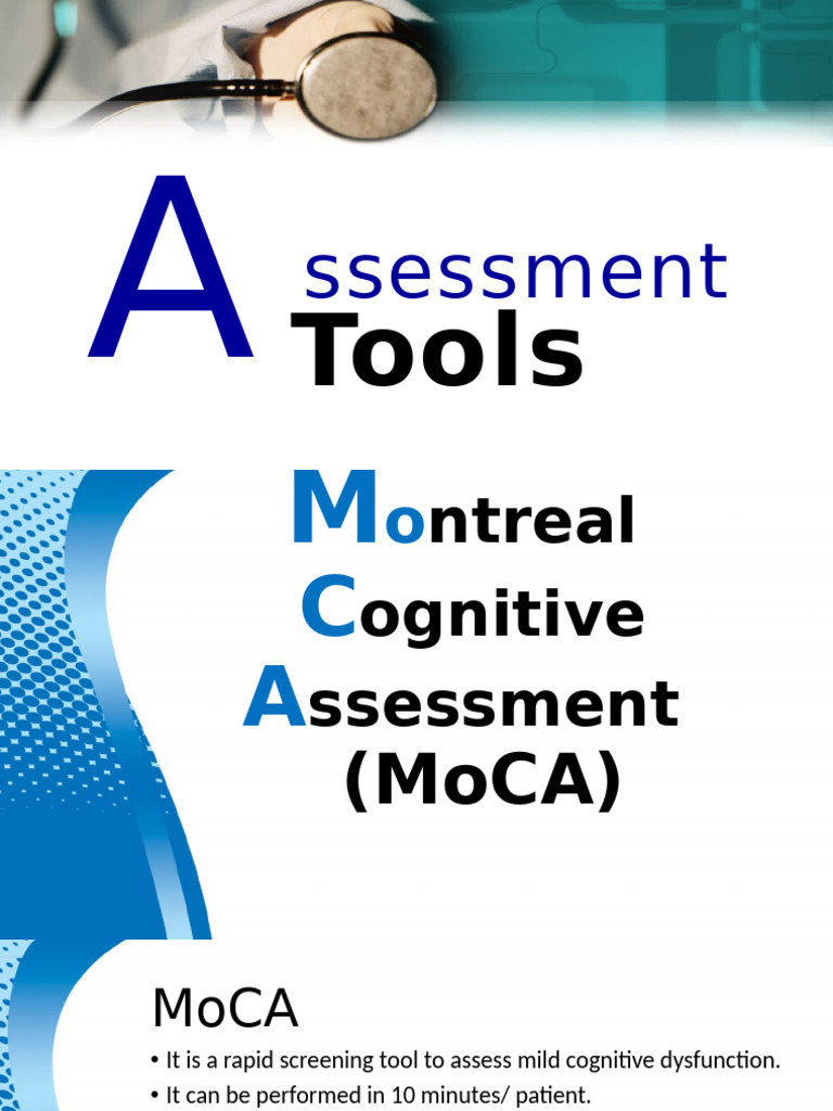Assessment Tools MOCA, PAIN | PDF