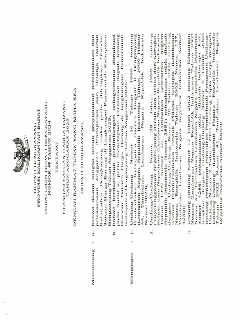 Perbup No 57 Tentang SSH 2025 | PDF