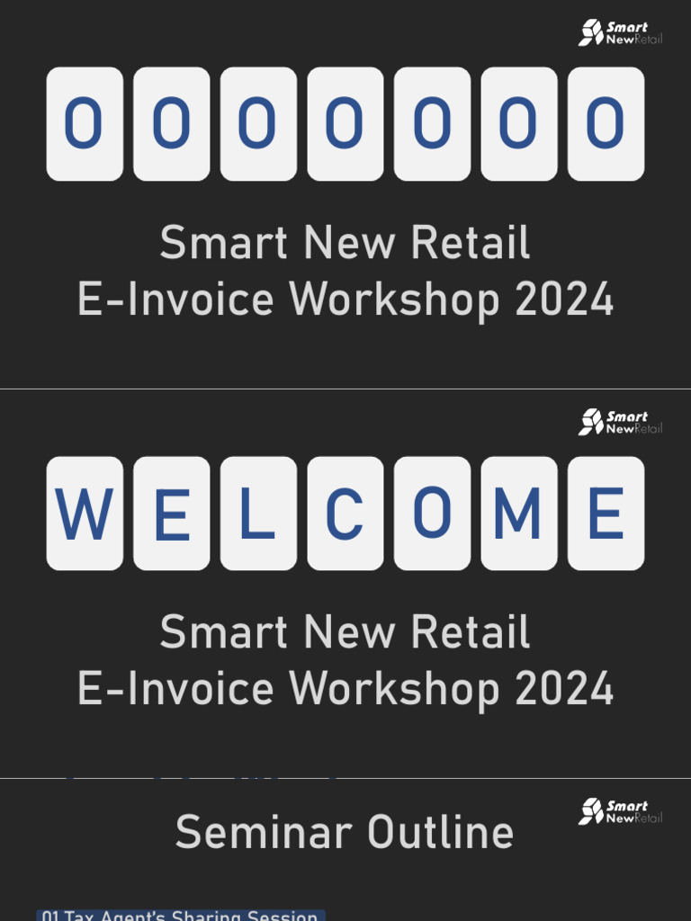 Smart E-Invoice Workshop 2024 Guide | PDF | Invoice