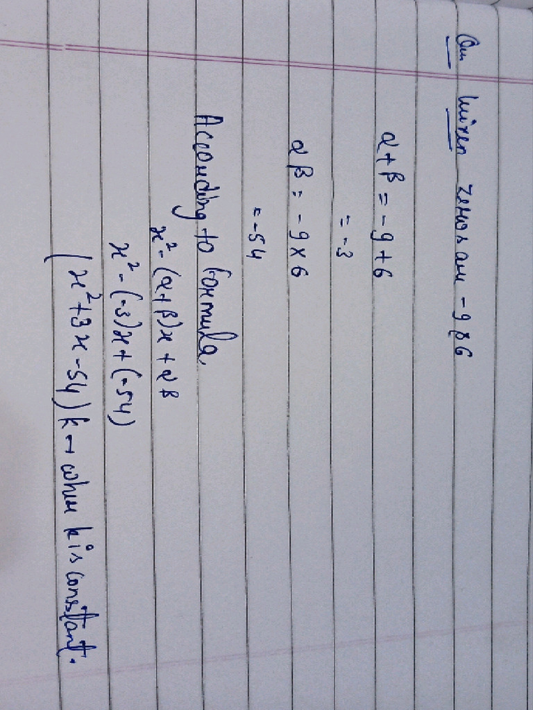 Find A Quadratic Polynomial Whose Pdf