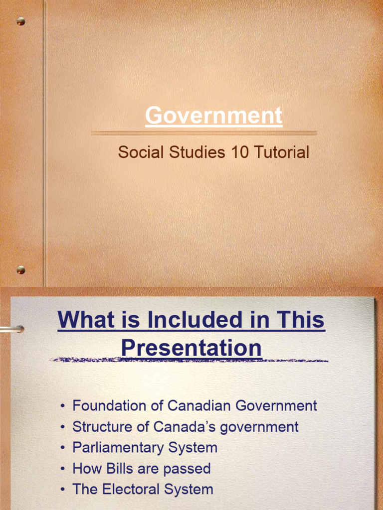 Overview of Canadian Government Structure | PDF | Bill (Law) | Member ...
