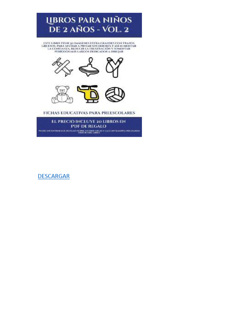 Fichas Educativas para Preescolares Libros para Ninos de 2 Anos Vol 2 | PDF