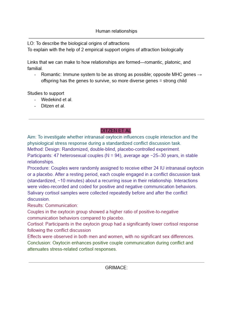 Psychology of Human Relationships | PDF | Psychological Concepts ...