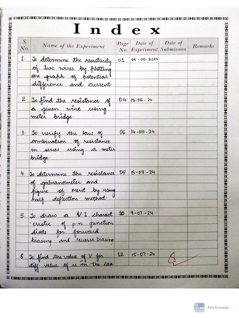 Physics Practical File | PDF