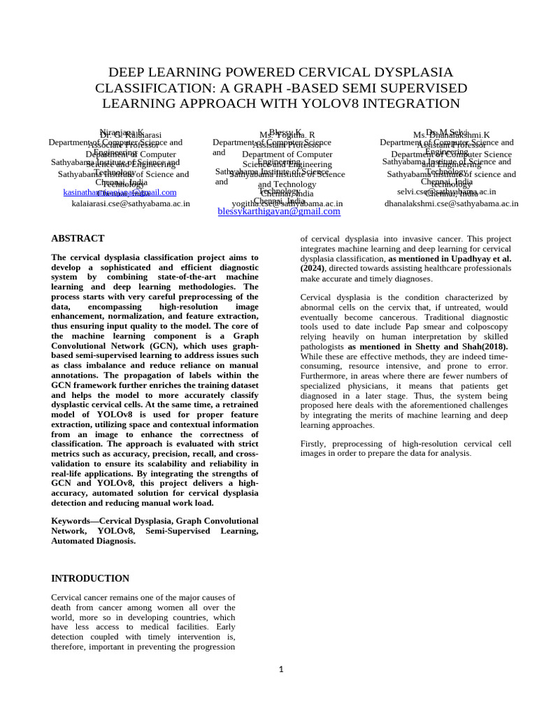 Research Paper 2025 | PDF | Machine Learning | Accuracy And Precision