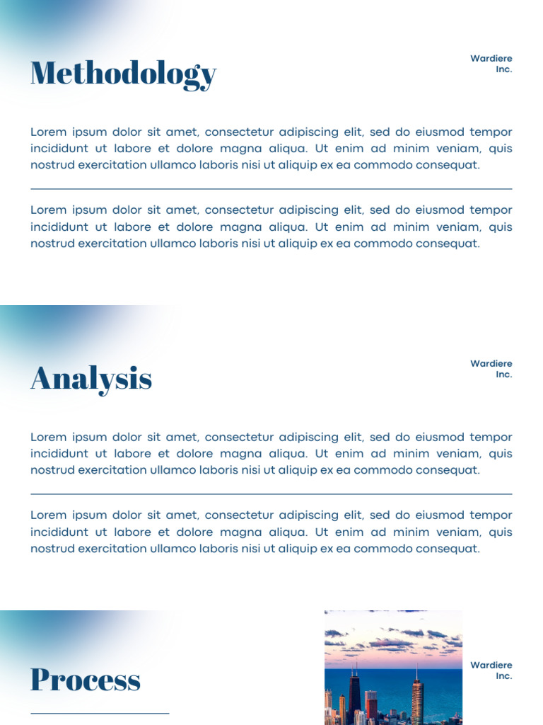 Wardiere Inc. Methodology Overview | PDF