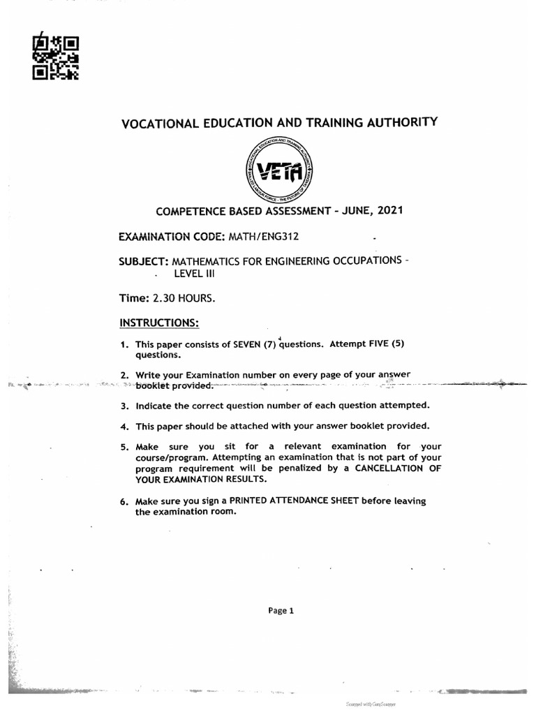 Past Papers Math | PDF