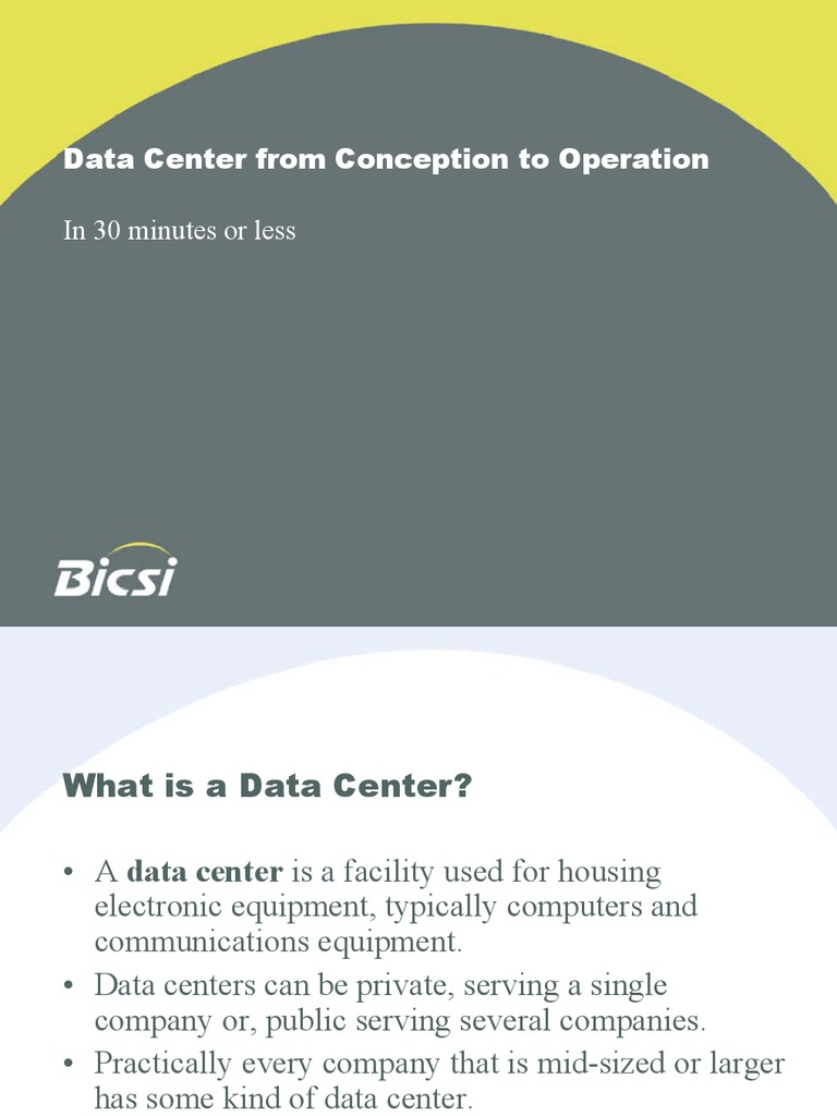 Data Center Design Overview | PDF | Data Center | Watt