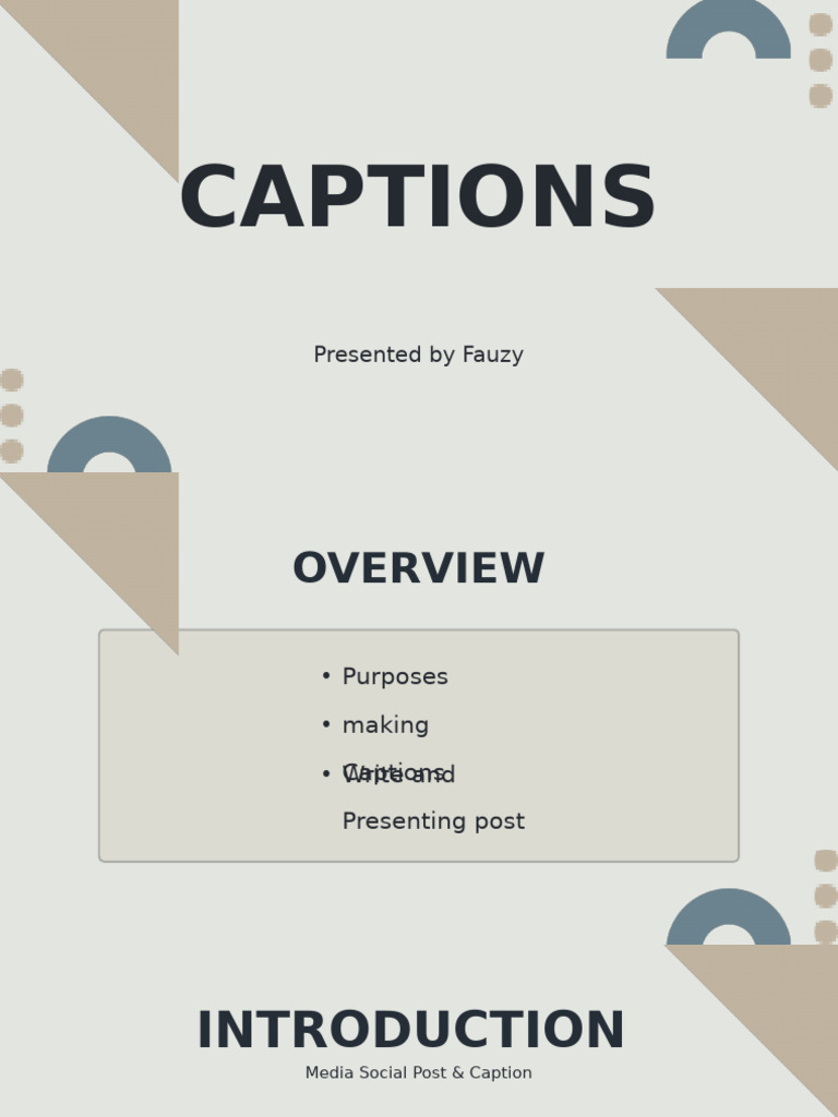 Effective Social Media Captions Guide | PDF