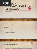 Setswana Writing and Orthography Guide | PDF | Languages Of Africa ...