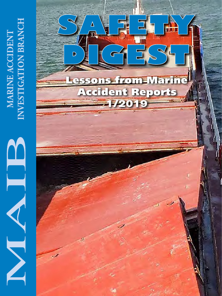 Marine Accident Safety Digest 2019 | PDF | Sea Captain | Anchor