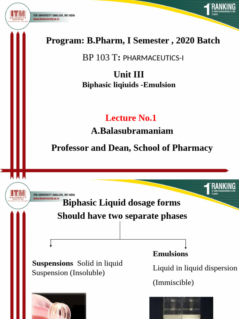 Understanding Biphasic Emulsions | PDF | Emulsion | Colloid